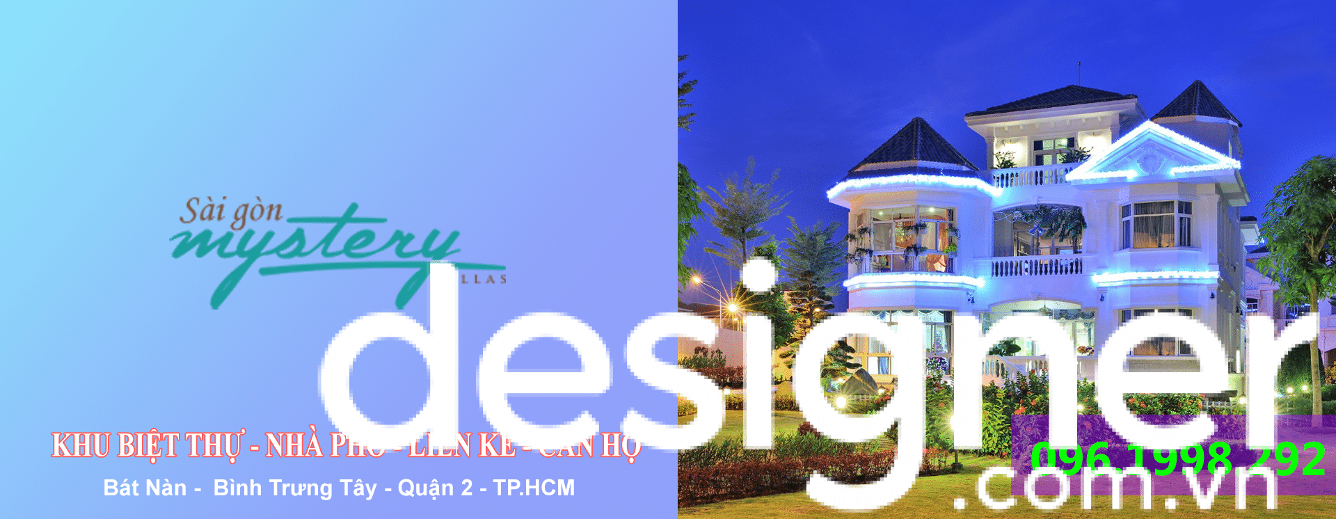 Thiết kế banner villa-biệt thự chuyên nghiệp | Designer Group